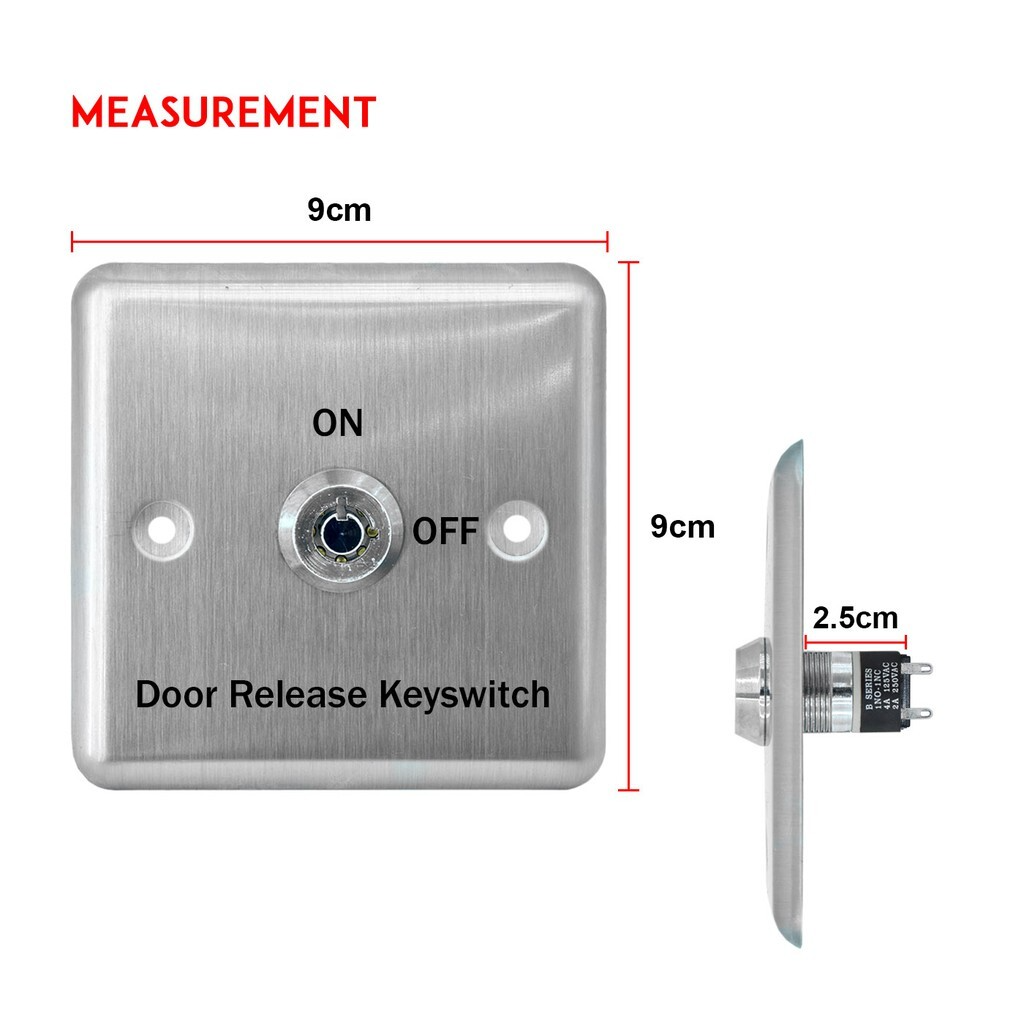 Door Release Key Switch For Access Control – cctv9
