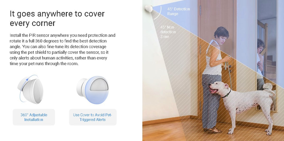 EZVIZ T1C Smart Home PIR Motion Sensor – cctv9